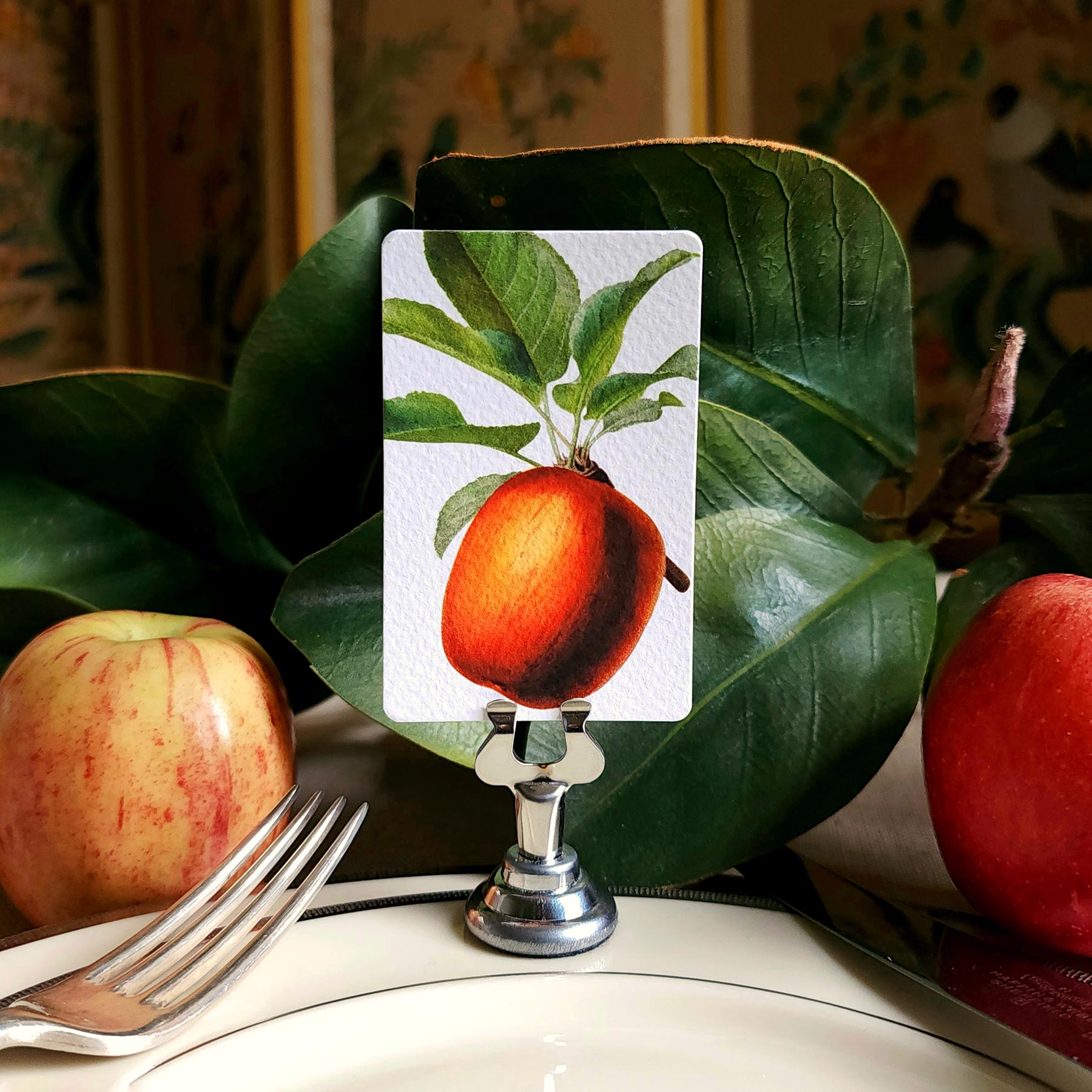 Set/ 12-16- Apple Medley custom name place cards