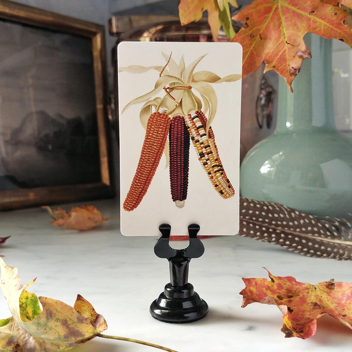 Set/ 12-16 Autumn Tableau Thanksgiving custom place cards