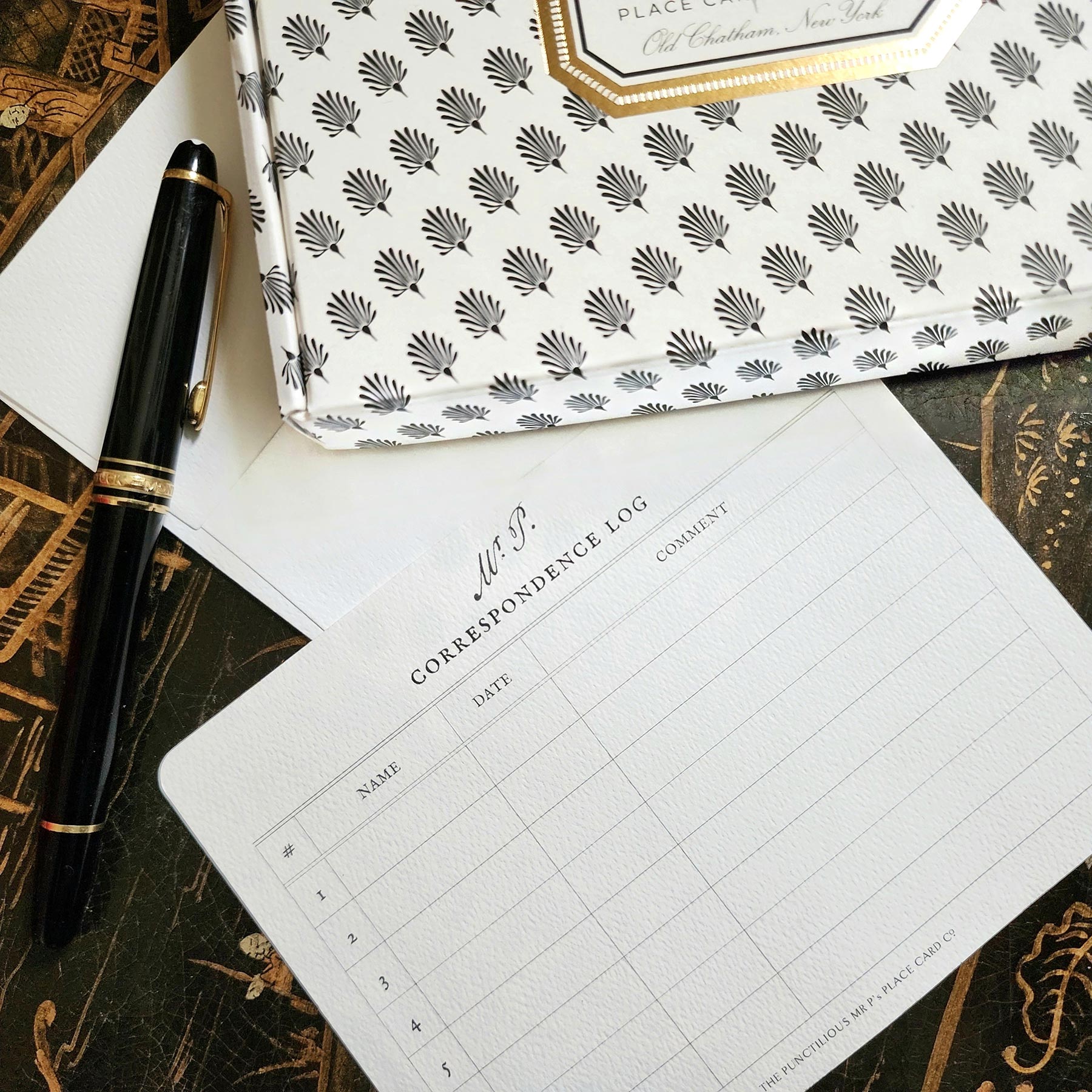 Set/ 12 Bees: Pack of Boxed Custom Flat Note Cards