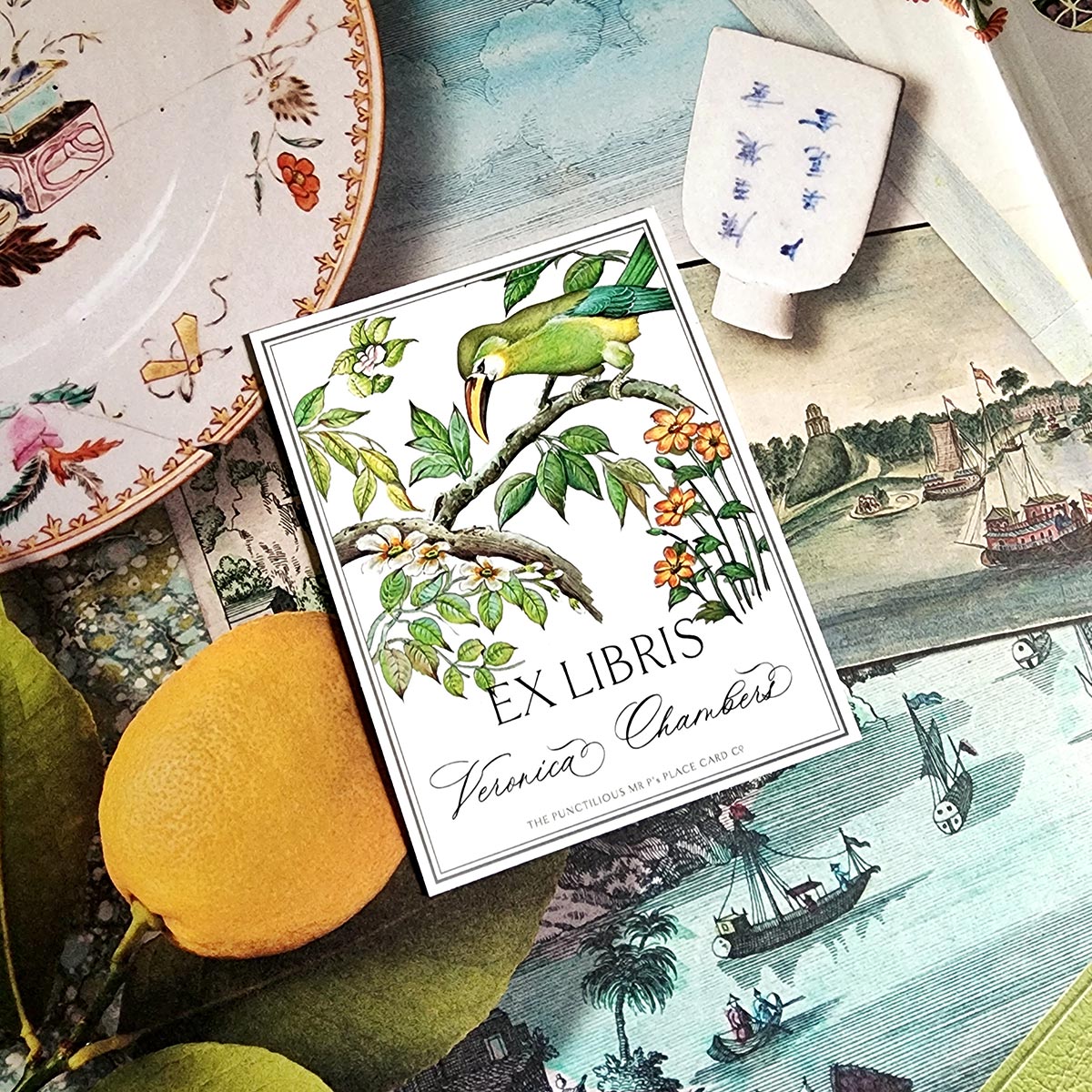 Set/ 12- Birds of India Custom Bookplates