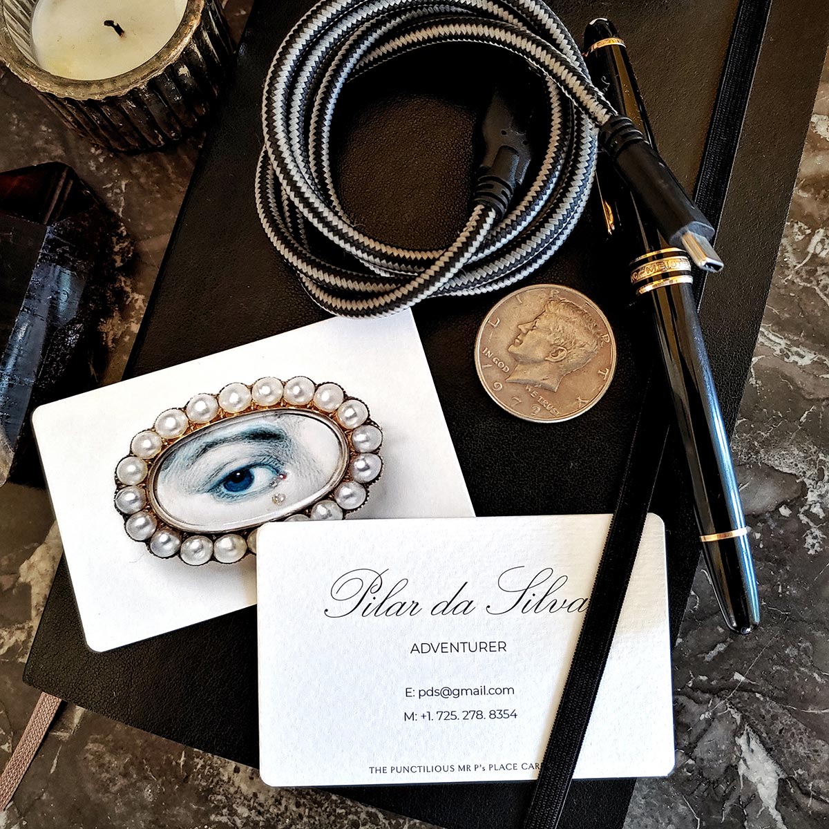 Set/ 16- Illustrated Custom Calling Cards