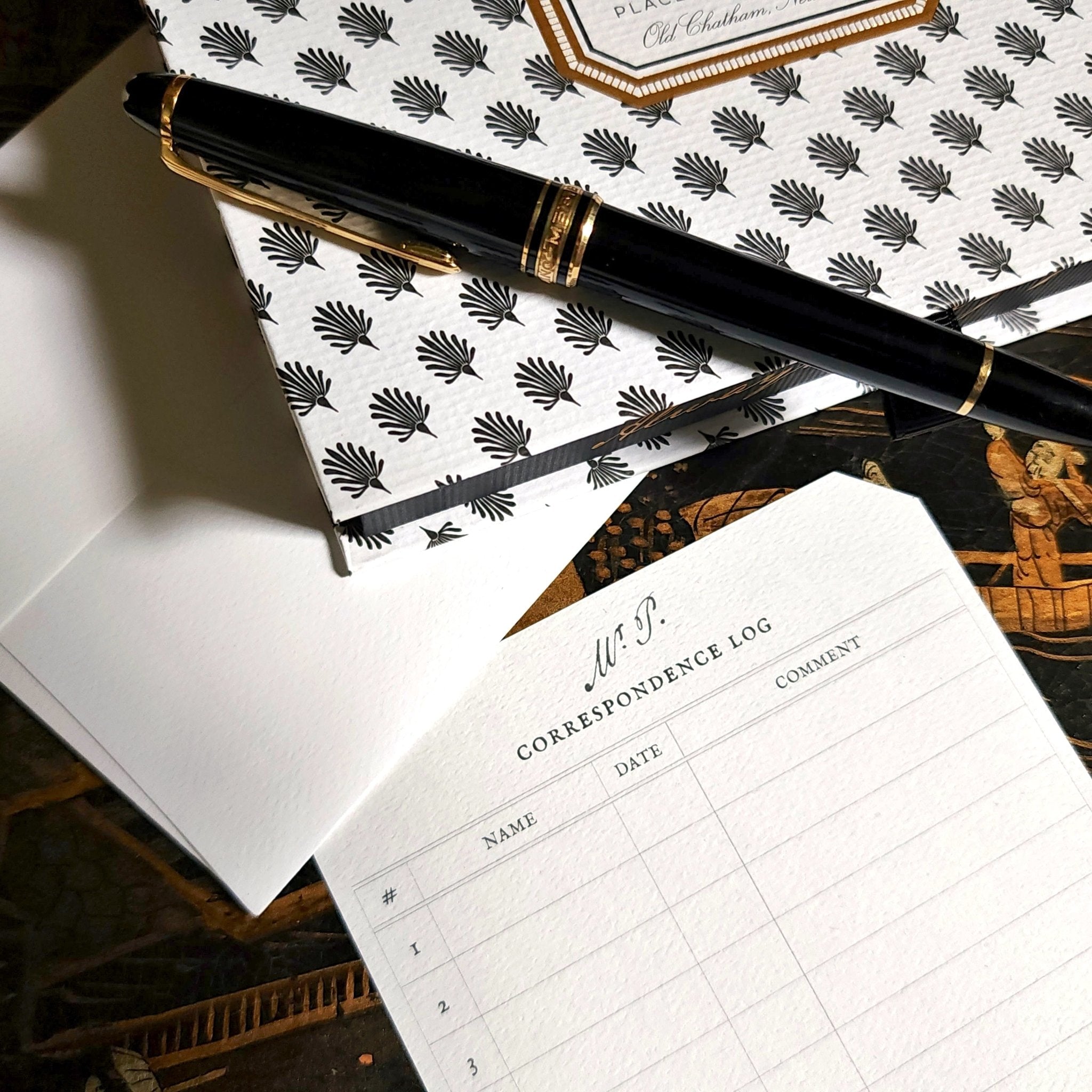 Set/ 12 Envoy: Shalom Custom Note Cards