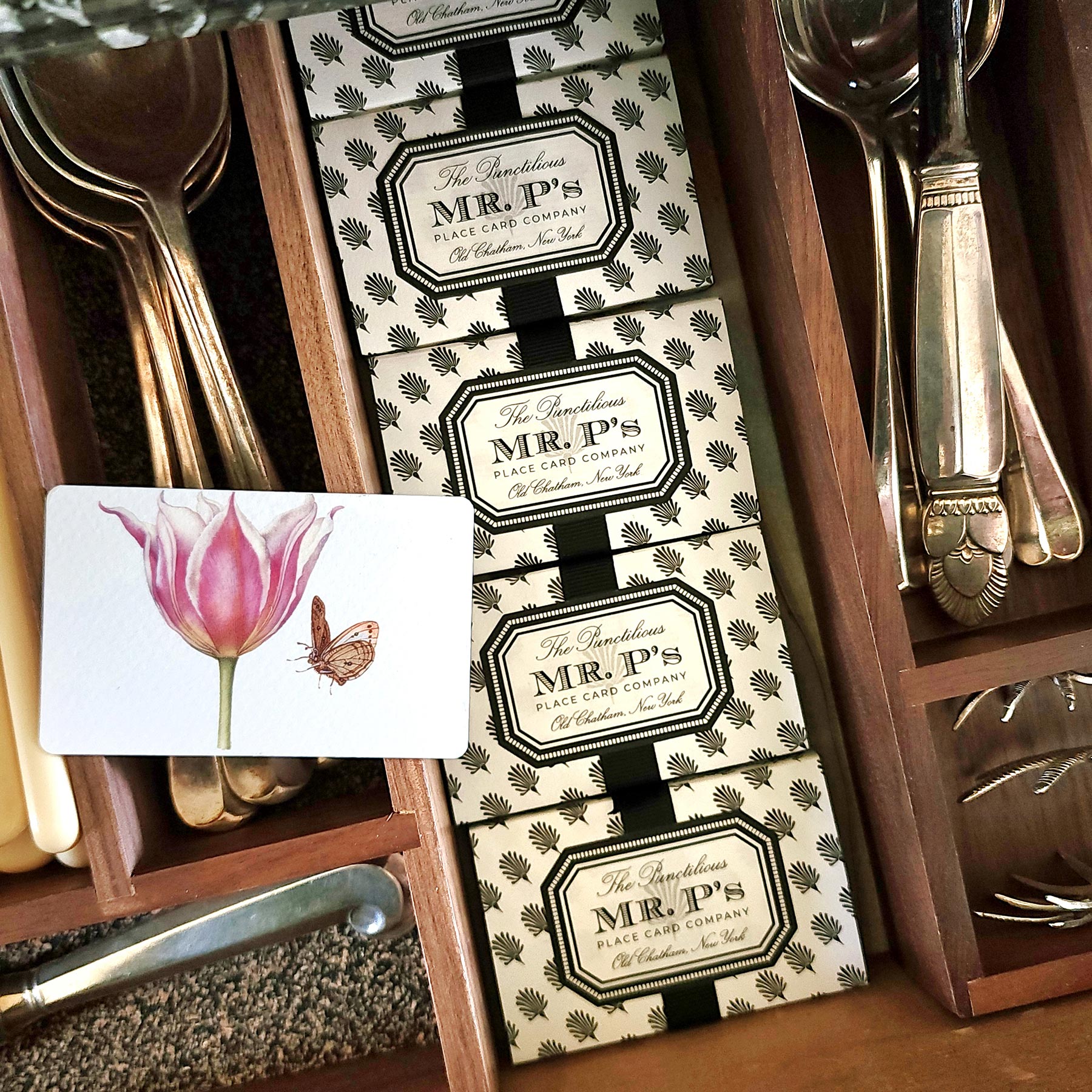 Set/ 6 Four Seasons Box- Packs of name place cards