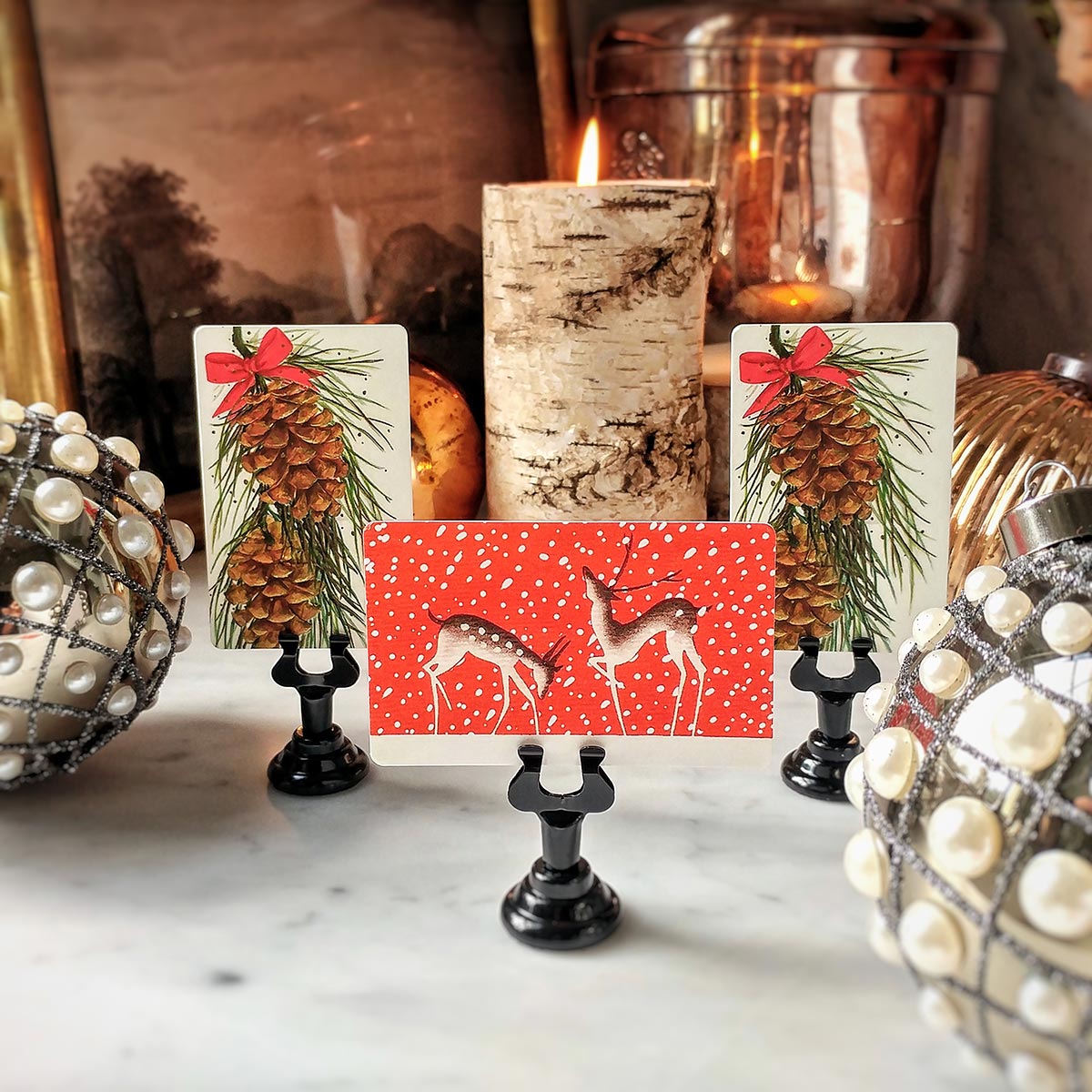 Set/ 16 Reindeer Games (Christmas) custom name place cards